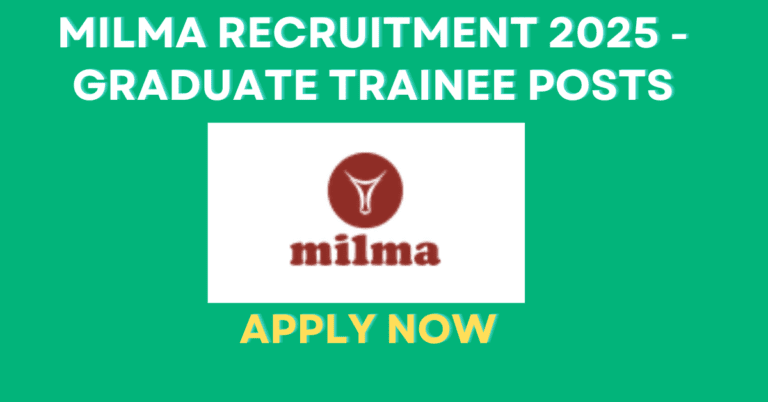 MILMA Recruitment 2025 - Graduate Trainee Posts - Geosial Eduland